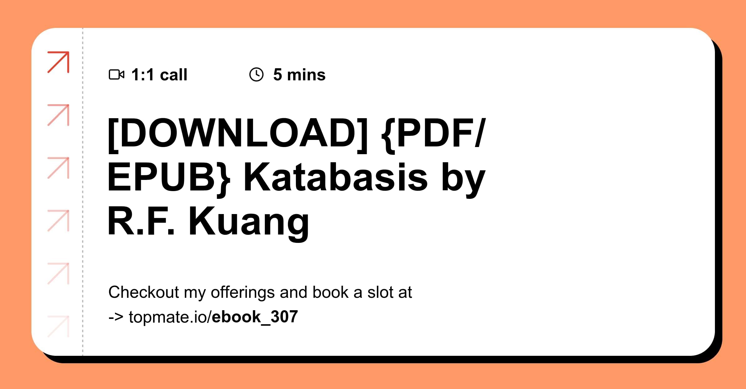 [DOWNLOAD] {PDF/EPUB} Katabasis by R.F. Kuang with mohit